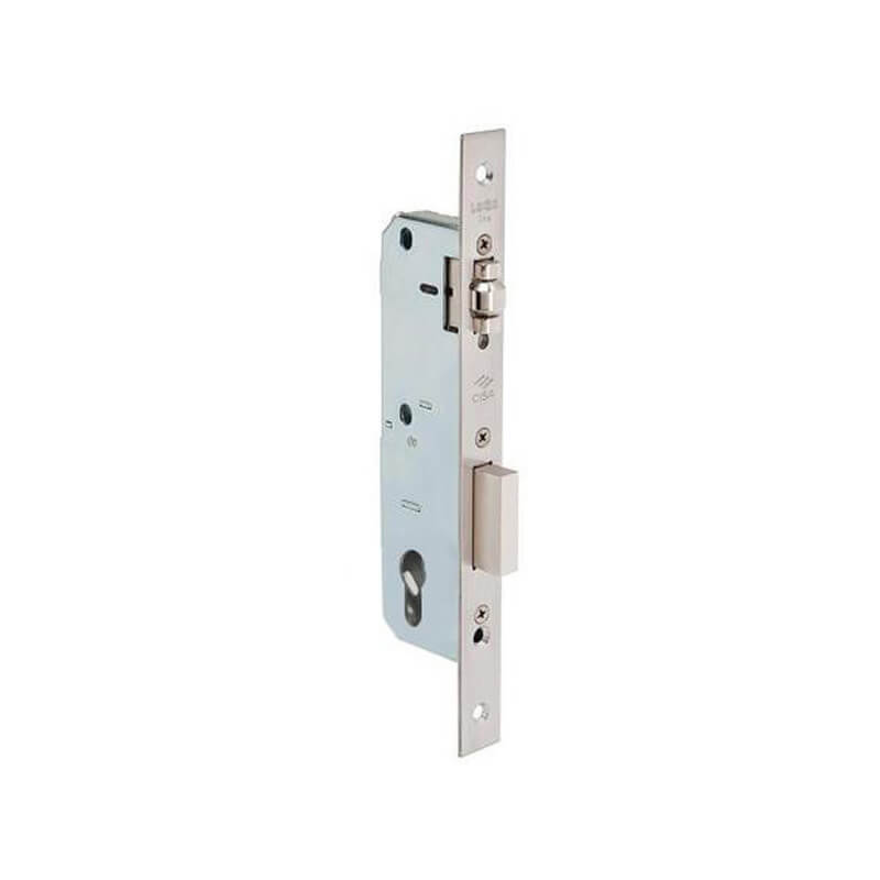 Cisa Locking Line-νικελ Χωνευτή Κλειδαριά Εξώπορτας Μπίλιας με Κύλινδρο ...