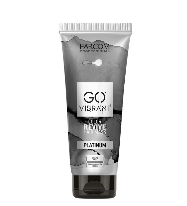 Farcom Professional Go Vibrant Color Revive Hair Mask Platinum 200ml ...
