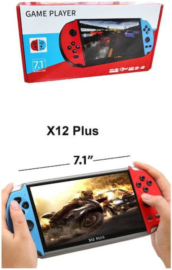 Ηλεκτρονική Παιδική Κονσόλα Χειρός Μεγάλη Παιχνιδομηχανή 7.1″ X12 Plus ...