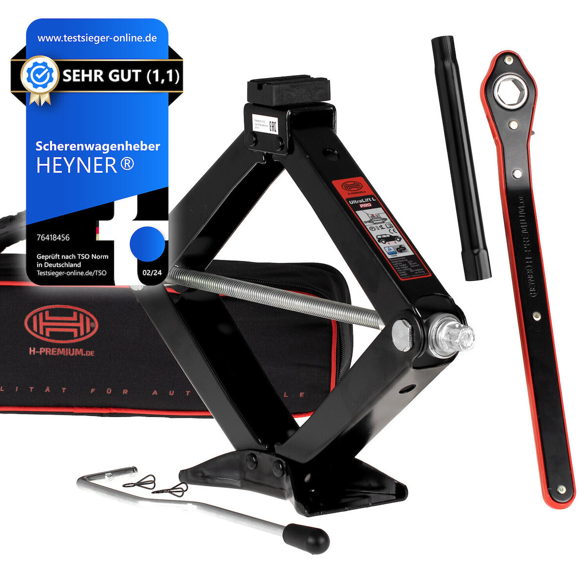 Heyner Scherenheber mit einer Hubhöhe von bis zu 44.2cm und einer ...