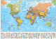 World Political Laminated Maps International Ltd Sheet Map Rolled ...
