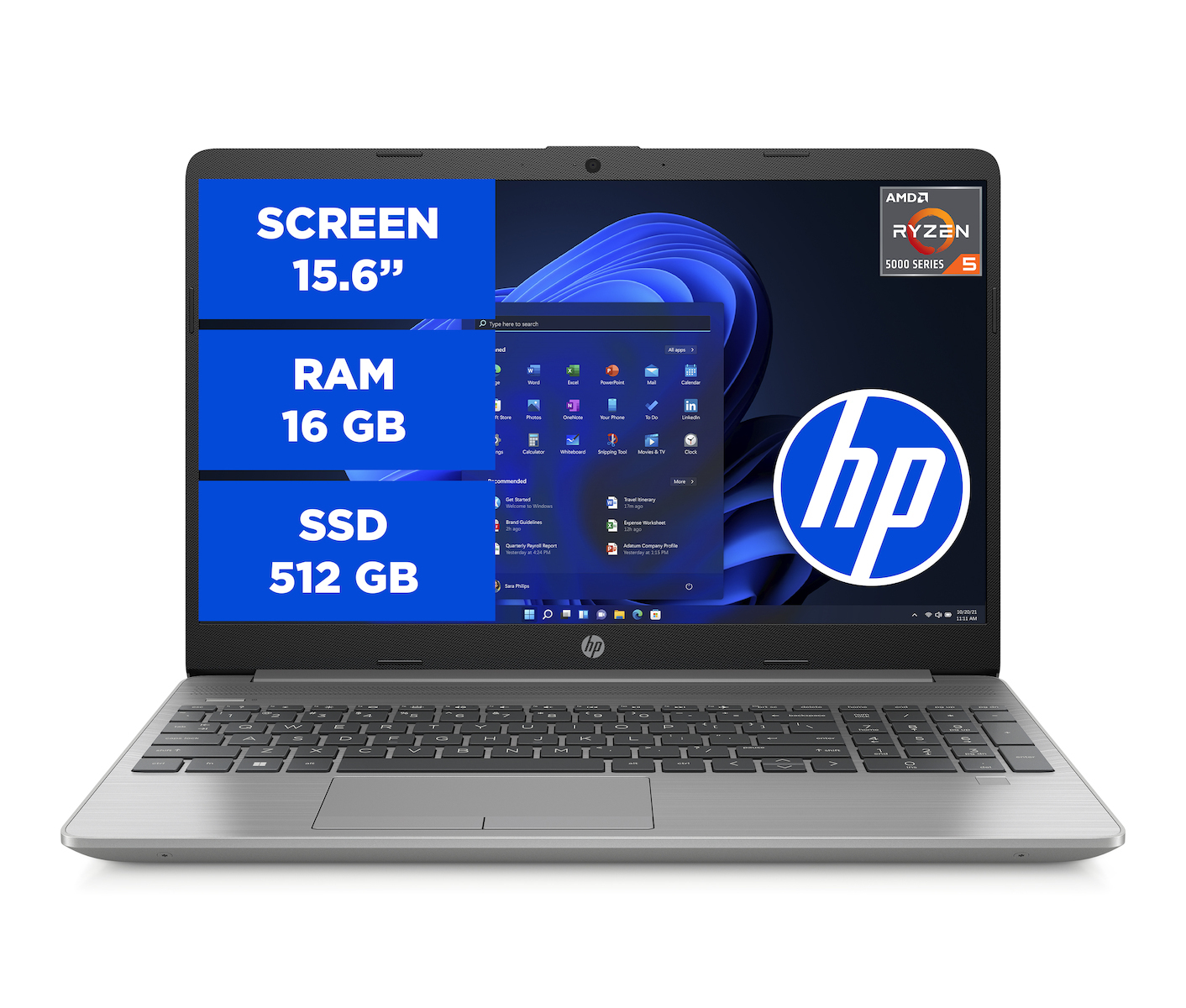 HP 255 G9 15.6" IPS FHD (Ryzen 5-5625U/16GB/512GB SSD/No OS) (US ...