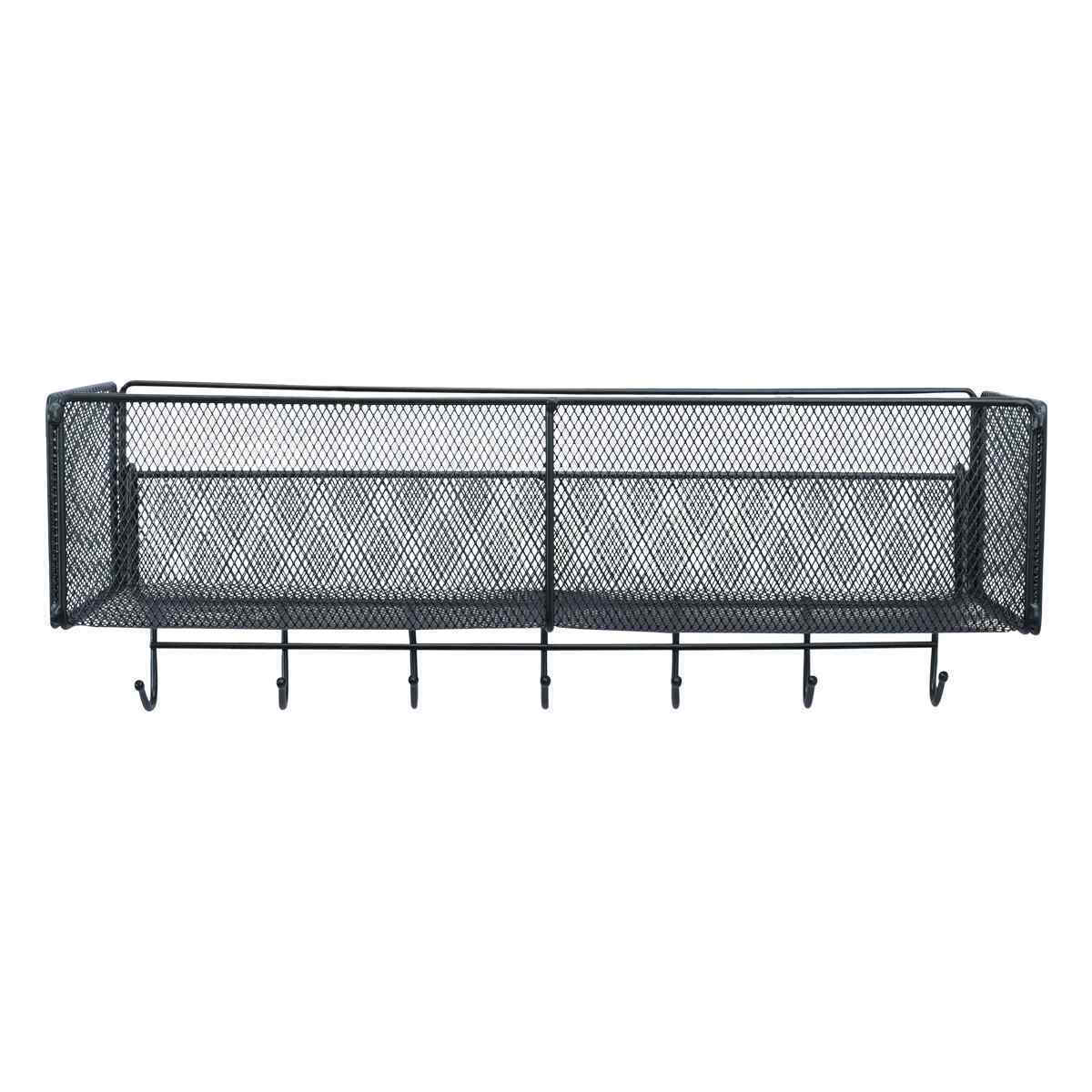 Uncle George 04.02.01-0004-BLK Επιτοίχια Ραφιέρα Μπάνιου Μεταλλική ...