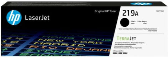 HP 219A Γνήσιο Toner Laser Εκτυπωτή Μαύρο 1300 Σελίδων (W2190A ...