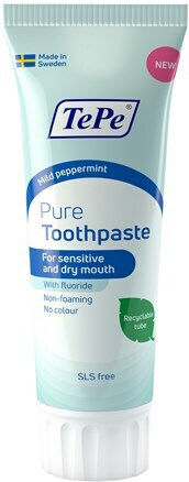 Tepe Pure Toothpaste Ήπια Οδοντόκρεμα Πολύ Ευαίσθητα & Ξηρό Στόμα ...
