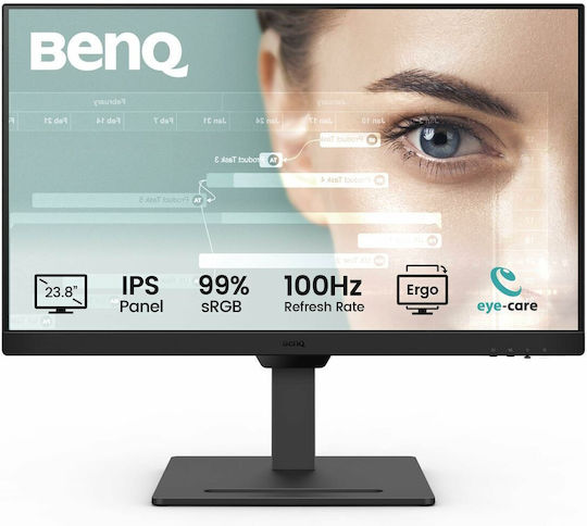 BenQ GW2490T IPS Monitor 23.8" FHD 1920x1080 με Χρόνο Απόκρισης 5ms GTG ...