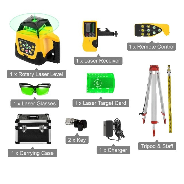 Vevor Autonivelant Rotativ Nivel cu laser Raza verde | Skroutz.ro