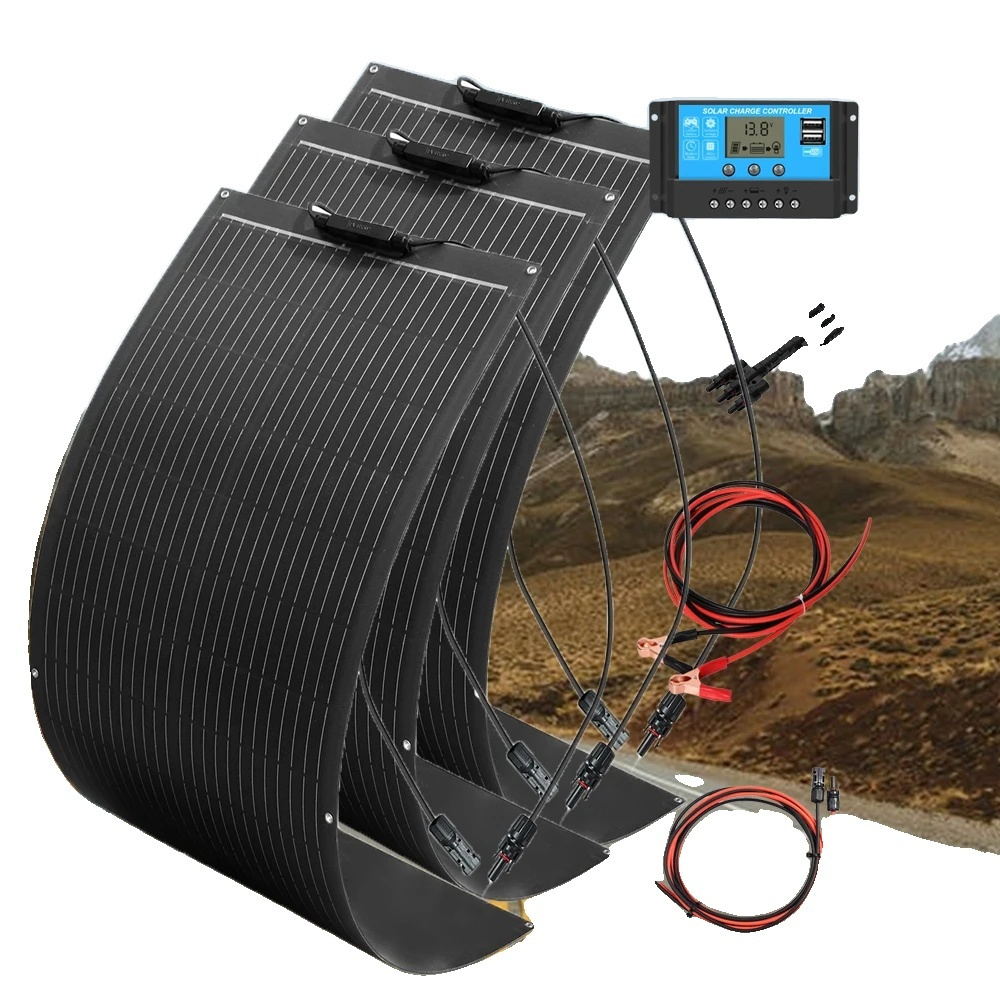 Flexible Solar Panel 100w Ultra-lightweight High Efficiency 24% 300w ...