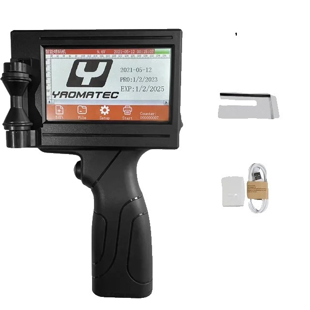 Handheld Thermal Inkjet Printer English Language Production Date Label ...