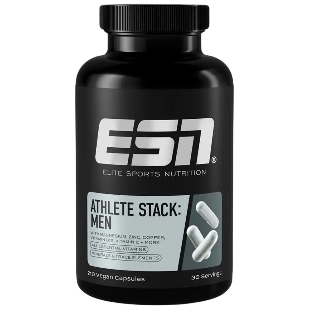 Esn Athlete Stack Men Ειδικό Συμπλήρωμα Διατροφής 210 κάψουλες 53310 ...