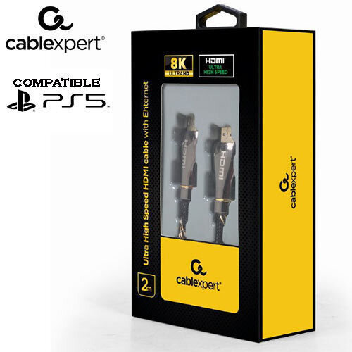 Cablexpert High Speed HDMI 2.1 Cable HDMI male - HDMI male 2m Μαύρο ...