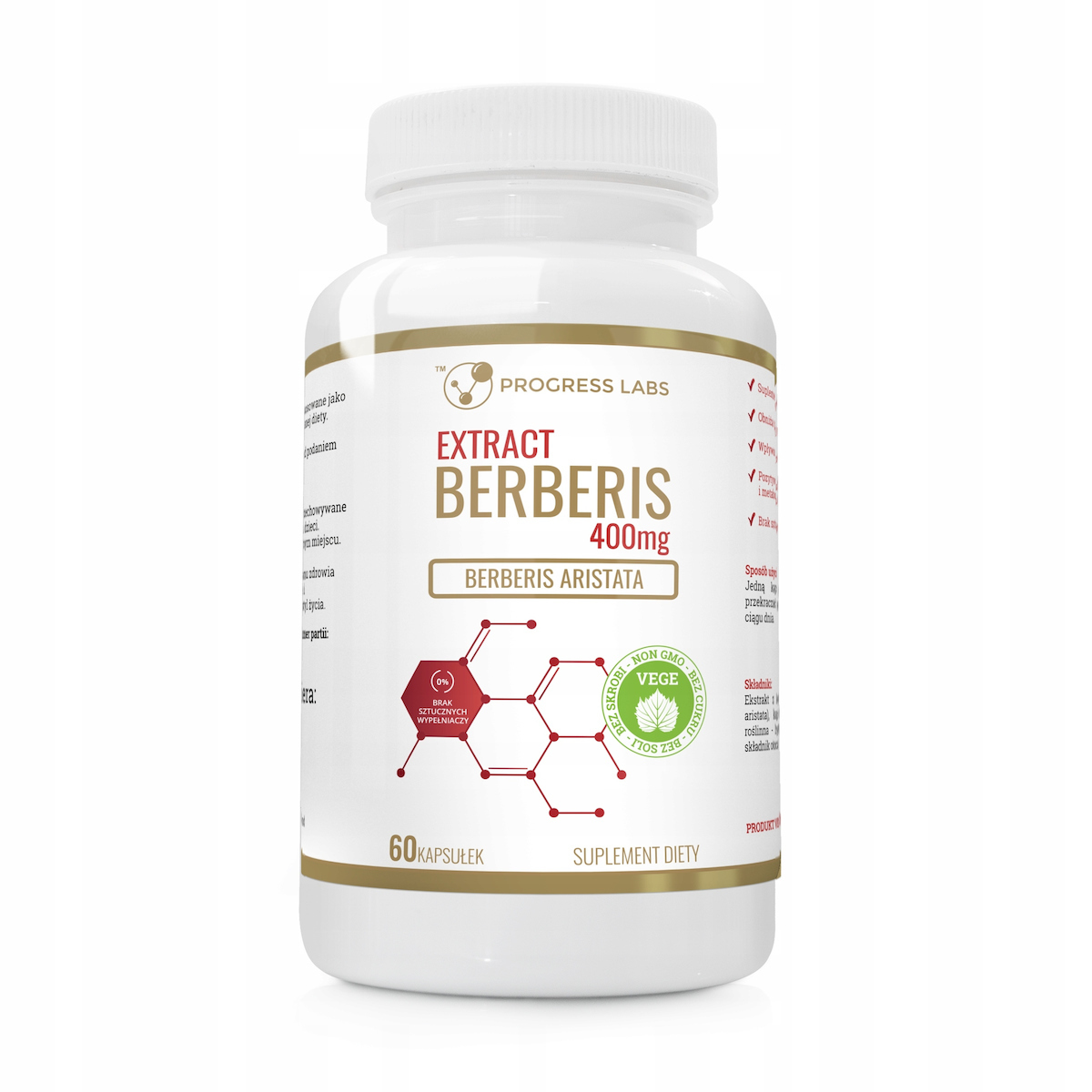 Progress Labs Berberine Original Forte 400 Mg 60 Capsules | Skroutz.gr