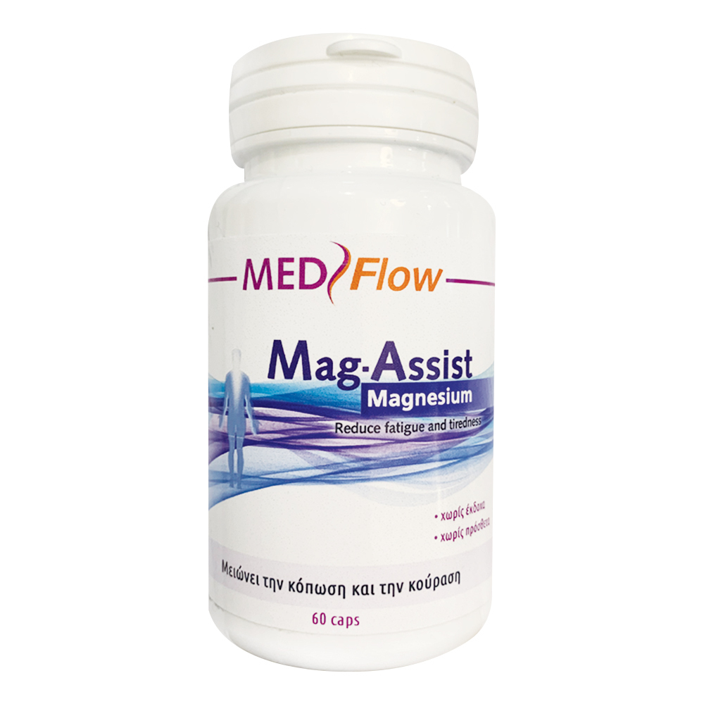 Flow Μαγνήσιο 60 κάψουλες Med Flow Mag Assist | Skroutz.gr