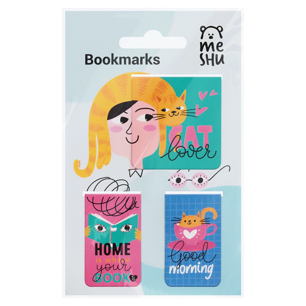 Meshu Μαγνητικοί Σελιδοδείκτες Cat Lovers 3 Τμχ | Skroutz.gr