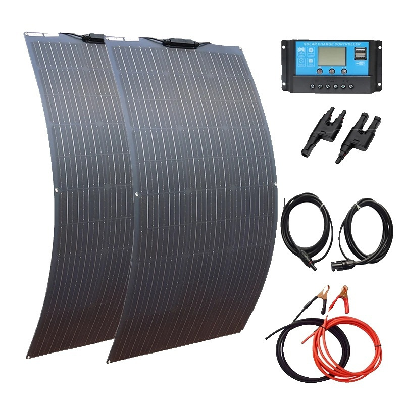 Flexible Solar Panel 200w High Efficiency Up To 23% Lightweight Design ...