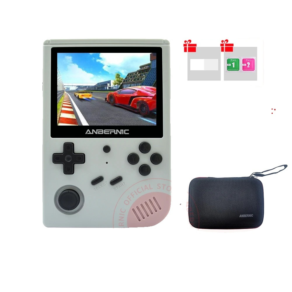 Handheld Game Console 3.5" Ips Display 2400+ Retro Games Grey 64g Bag ...