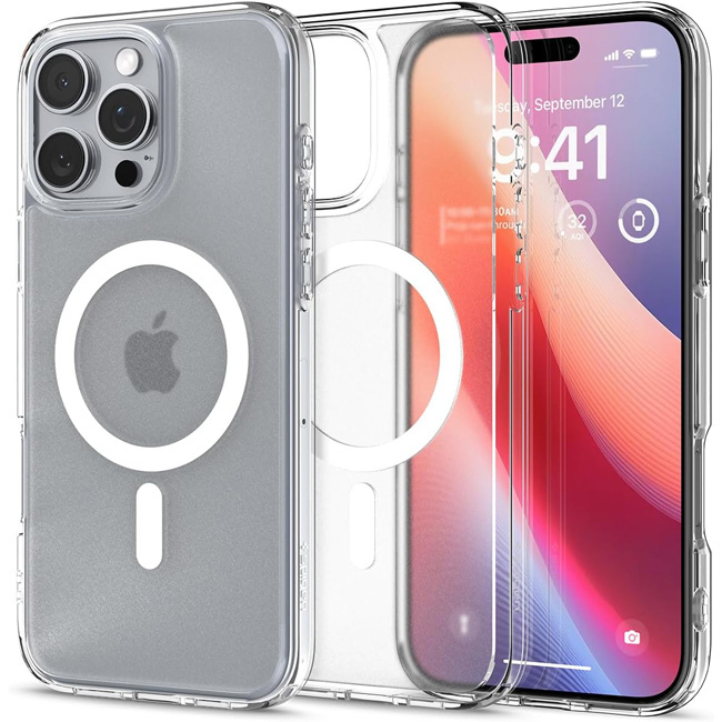 Ultra Hybrid (MagFit) Back Cover Πλαστικό Frost Clear (iPhone 16 Pro ...