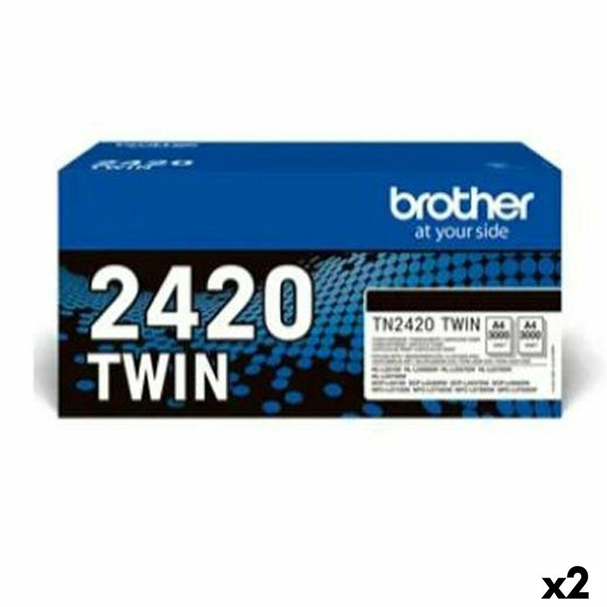 Brother TN-2420 Γνήσιο Multipack Toner Laser Εκτυπωτή Μαύρο 2τμχ TN ...