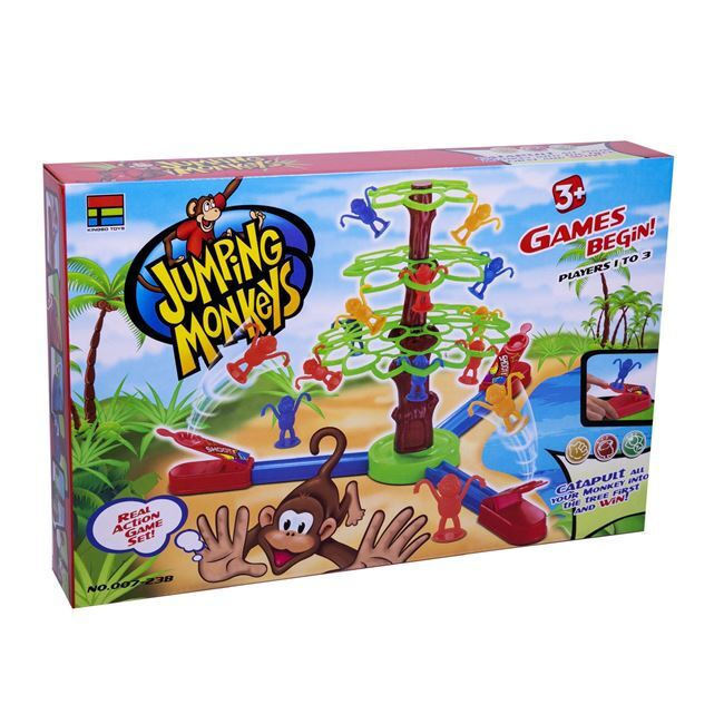 Επιτραπέζιο Παιχνίδι Jumping Monkeys για 1-3 Παίκτες 3+ Ετών (EN ...