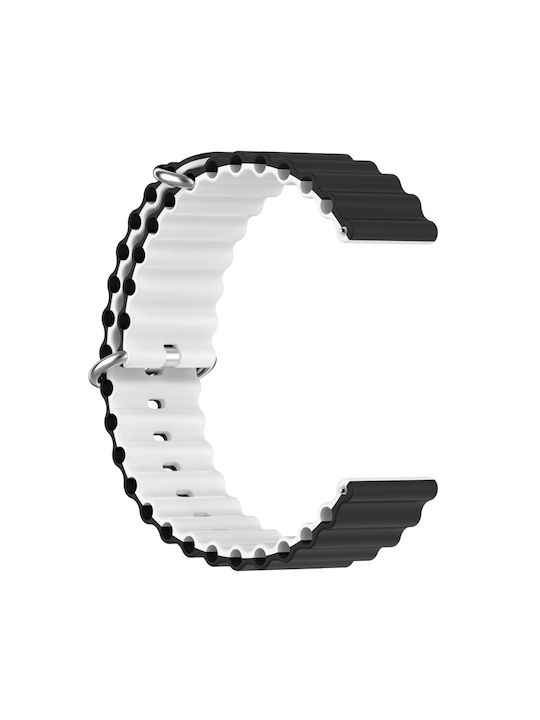 Λουράκι Σιλικόνης Δίχρωμο Wave Pattern Garmin Vivoactive 3/forerunner ...