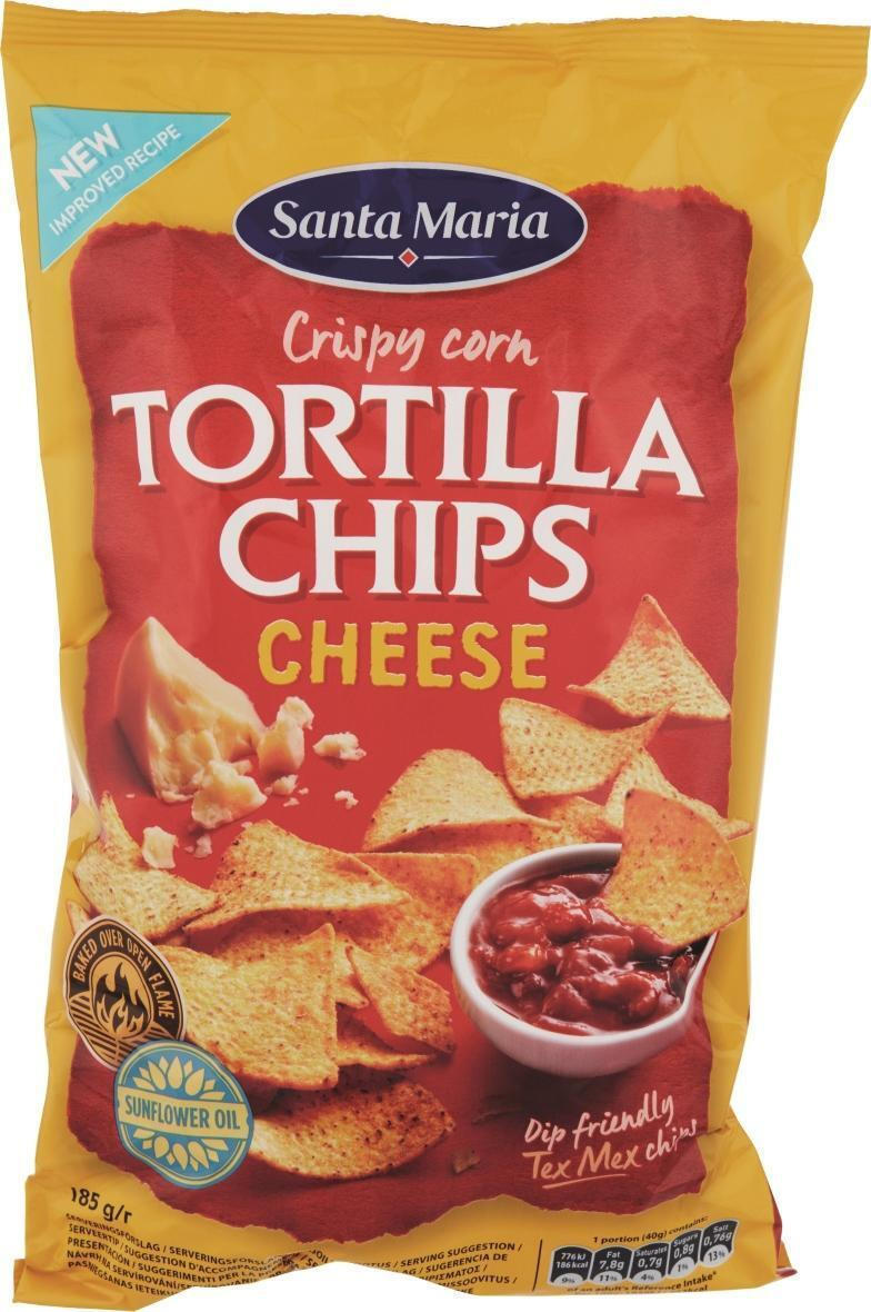 Tortilla Chips Cheese Santa Maria (185g) | Skroutz.gr