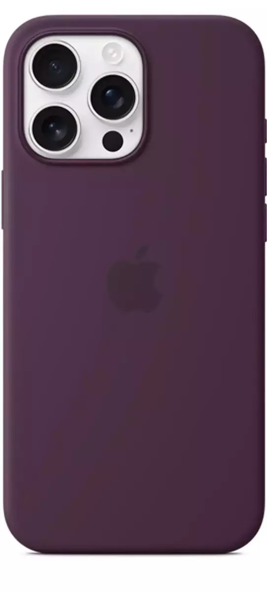 Apple Silicone Case with MagSafe Back Cover Σιλικόνης Plum (iPhone 16 Pro Max) MYYW3ZM/A ...