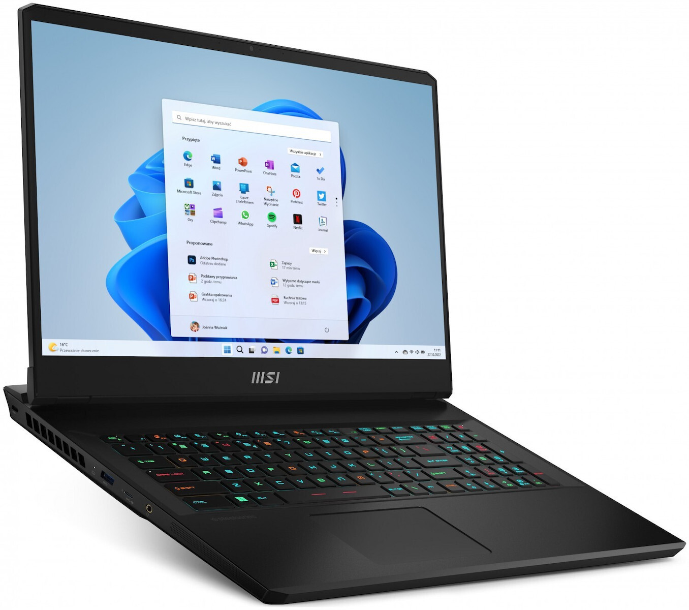 MSI Alpha 17 C7VG-035XPL 17.3" QHD 240Hz (Ryzen 9-7945HX/32GB/1TB SSD ...