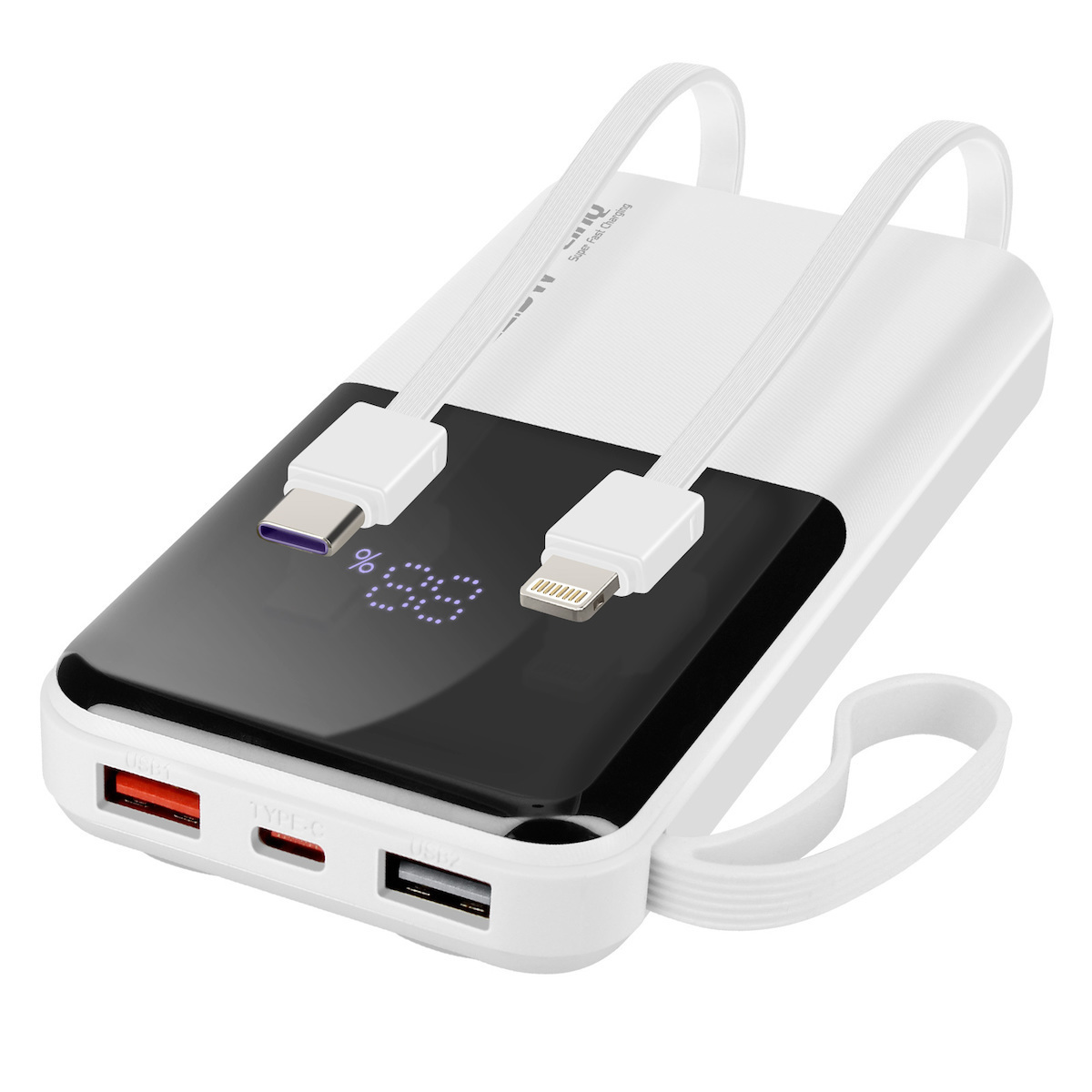 LinQ PD15300 Power Bank 10000mAh 20W με 2 Θύρες USB-A και Θύρα USB-C ...