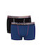 Sloggi Go Abc Men's Boxers Blue-black with Patterns 2Pack 10218457-M008 ...