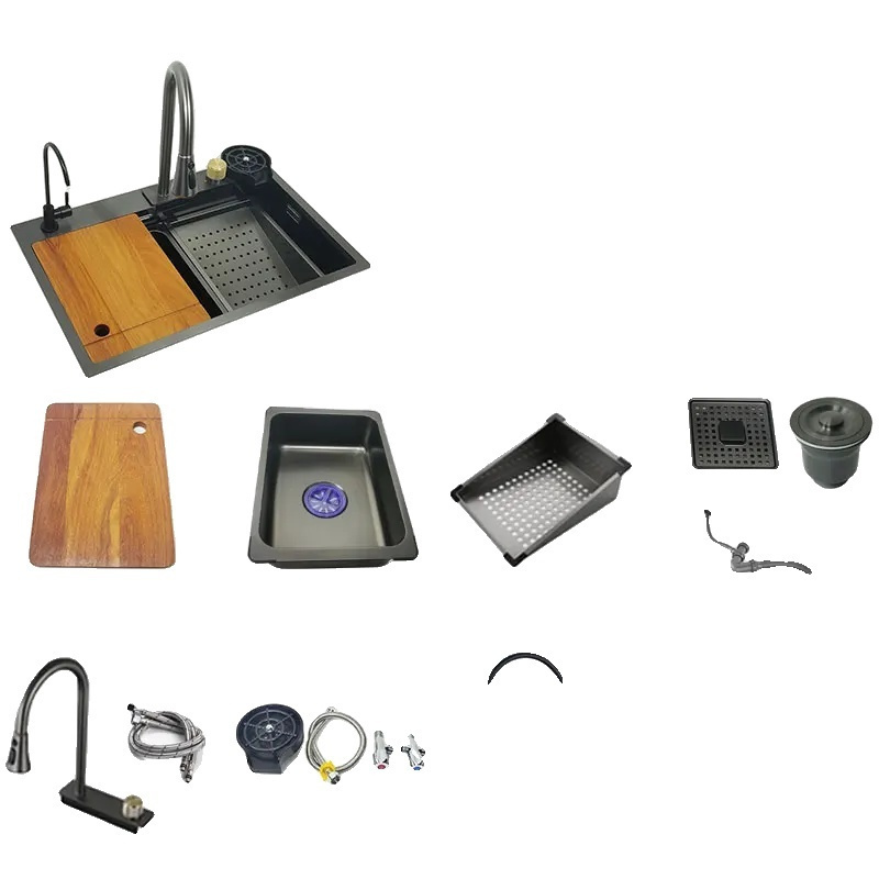 Stainless Steel Kitchen Sink Modern Design Easy Installation Versatile ...