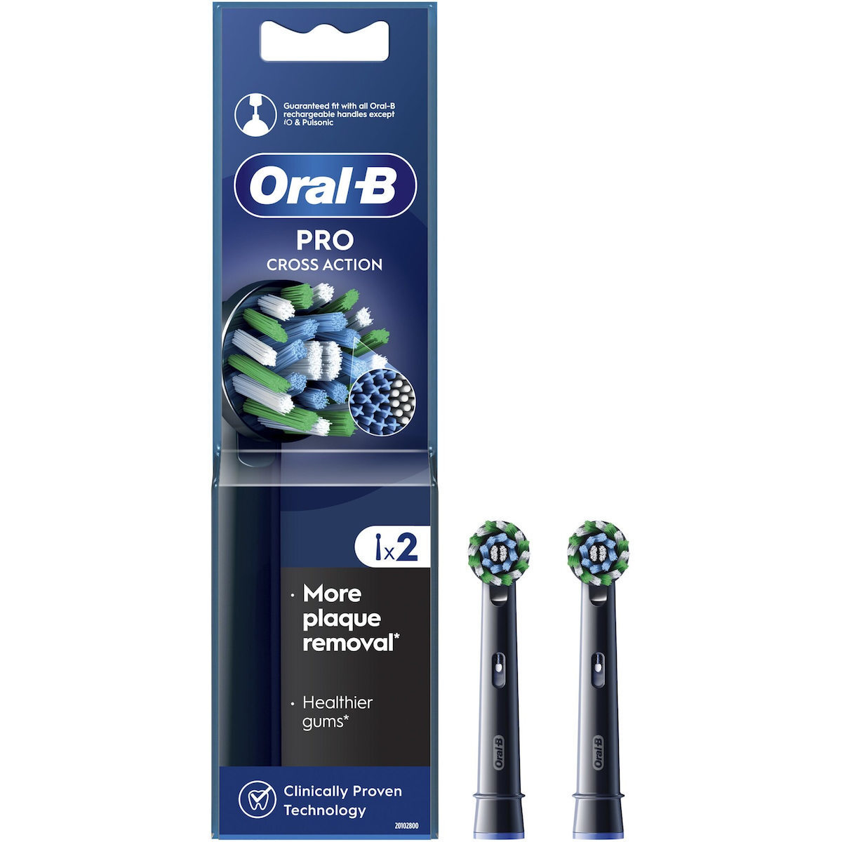 Oral-B Cross Action Ανταλλακτικές Κεφαλές για Ηλεκτρική Οδοντόβουρτσα 2τμχ | Skroutz.gr