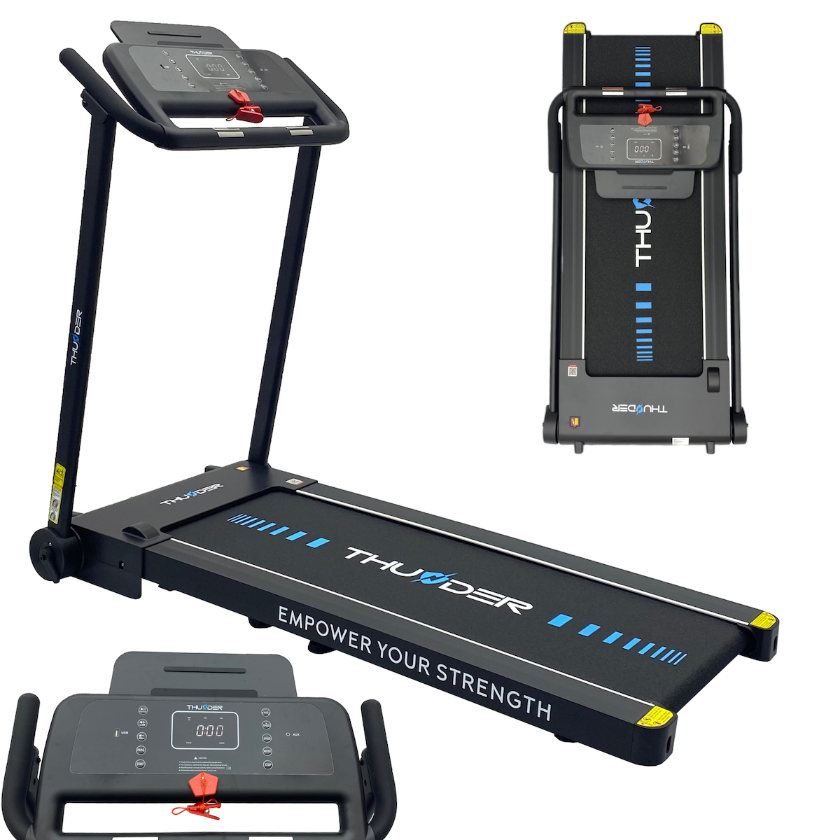 Thunder Revo Ηλεκτρικός Αναδιπλούμενος Διάδρομος Γυμναστικής 1.5hp για ...