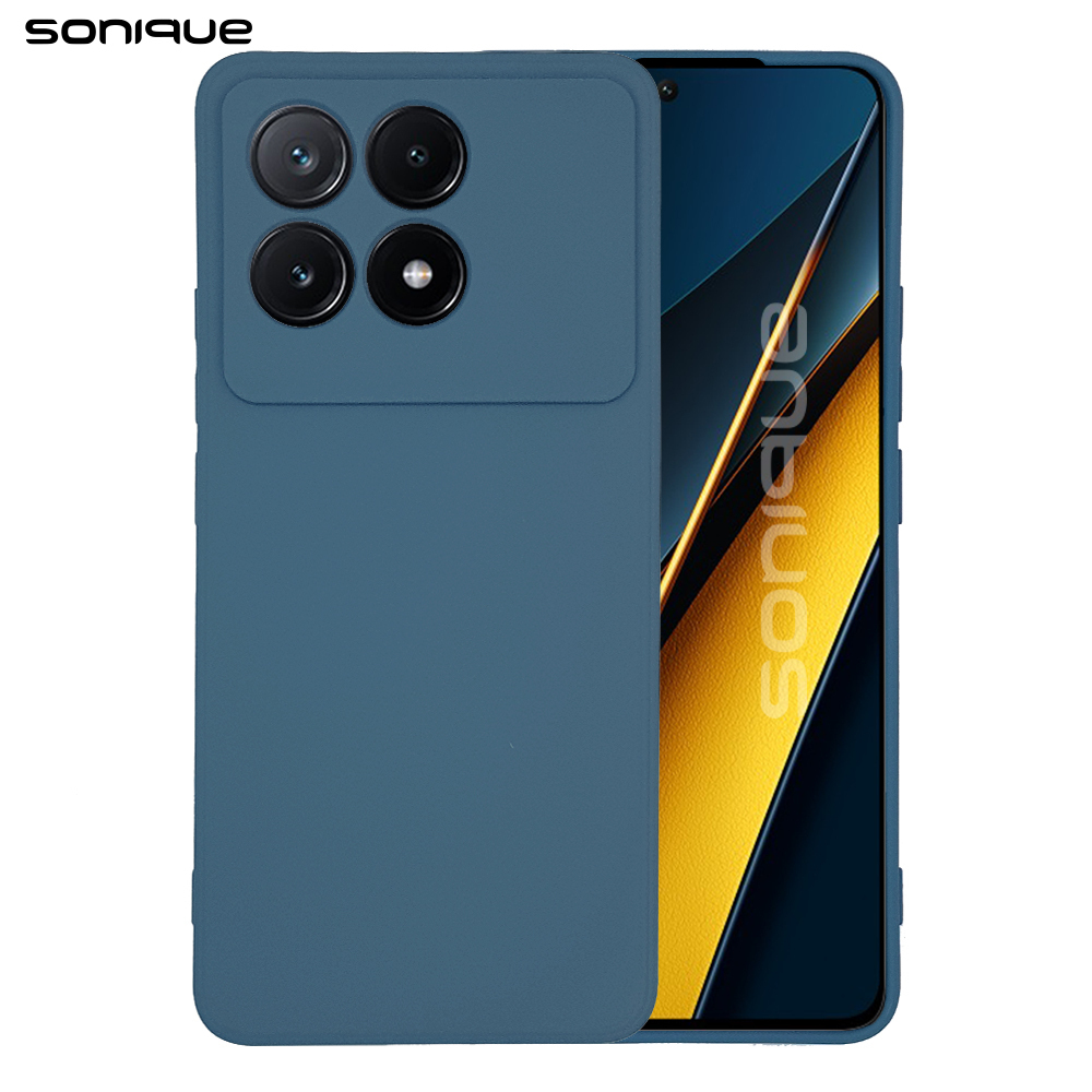 Θήκη Σιλικόνης My Colors Sonique Xiaomi Poco F6 Pro 5g Μπλε Σκούρο ...