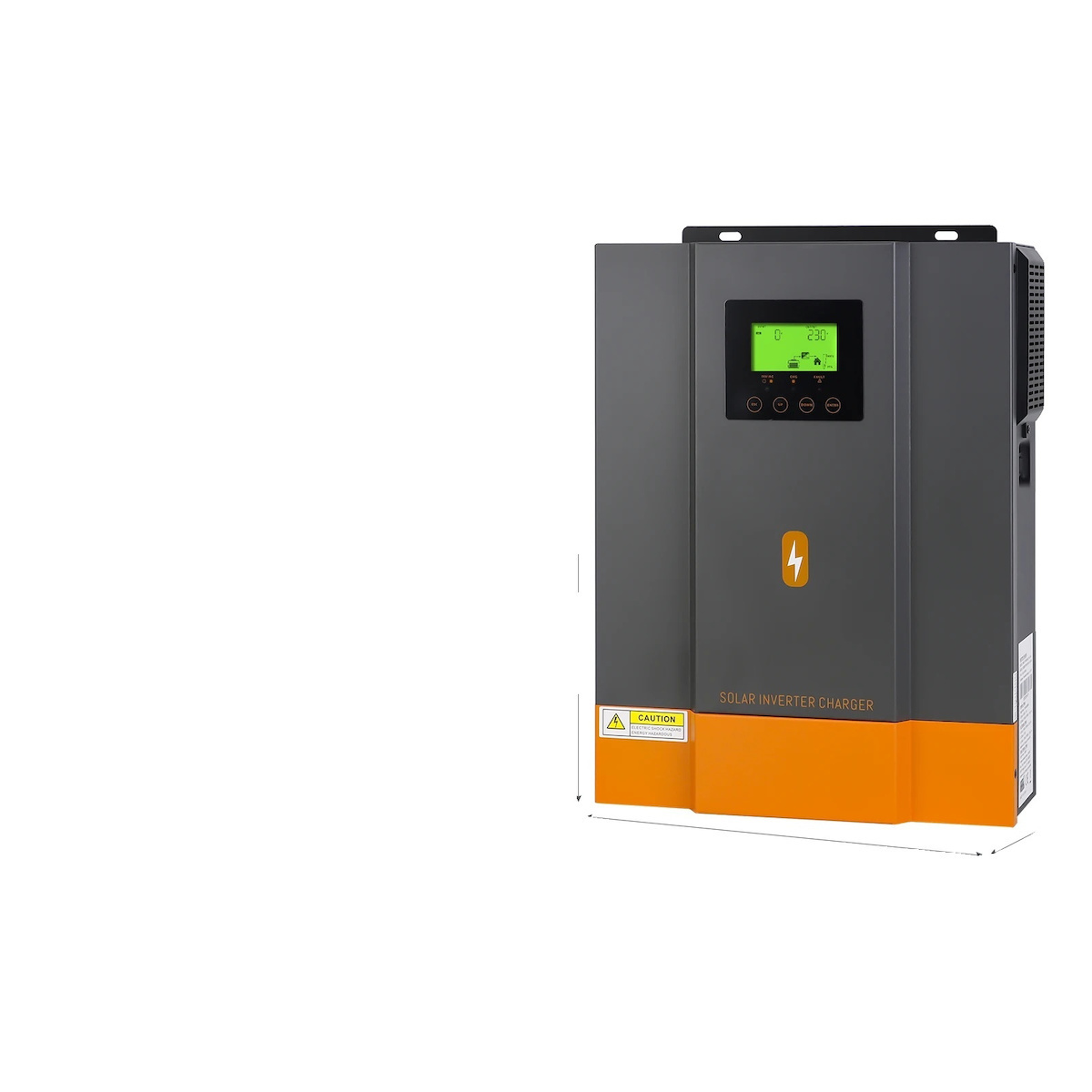 Hybrid Solar Inverter 3200w Mppt 80a Pure Sine Wave Output 24v System ...