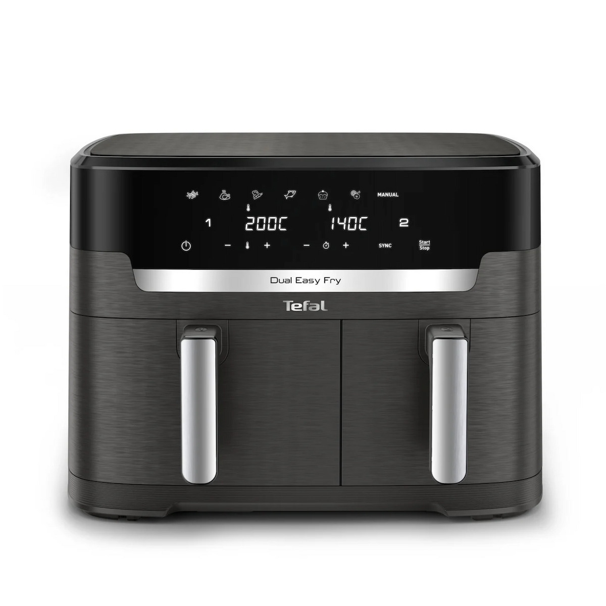 Tefal Easy Fry Air Fryer με Διπλό Αποσπώμενο Κάδο 11lt Γκρι | Skroutz.gr