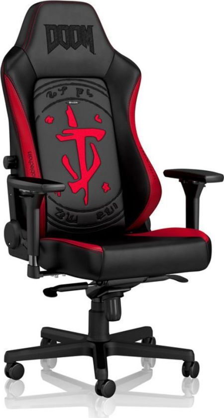 Noblechairs Hero Καρέκλα Gaming Δερματίνης με Ρυθμιζόμενα Μπράτσα DOOM ...