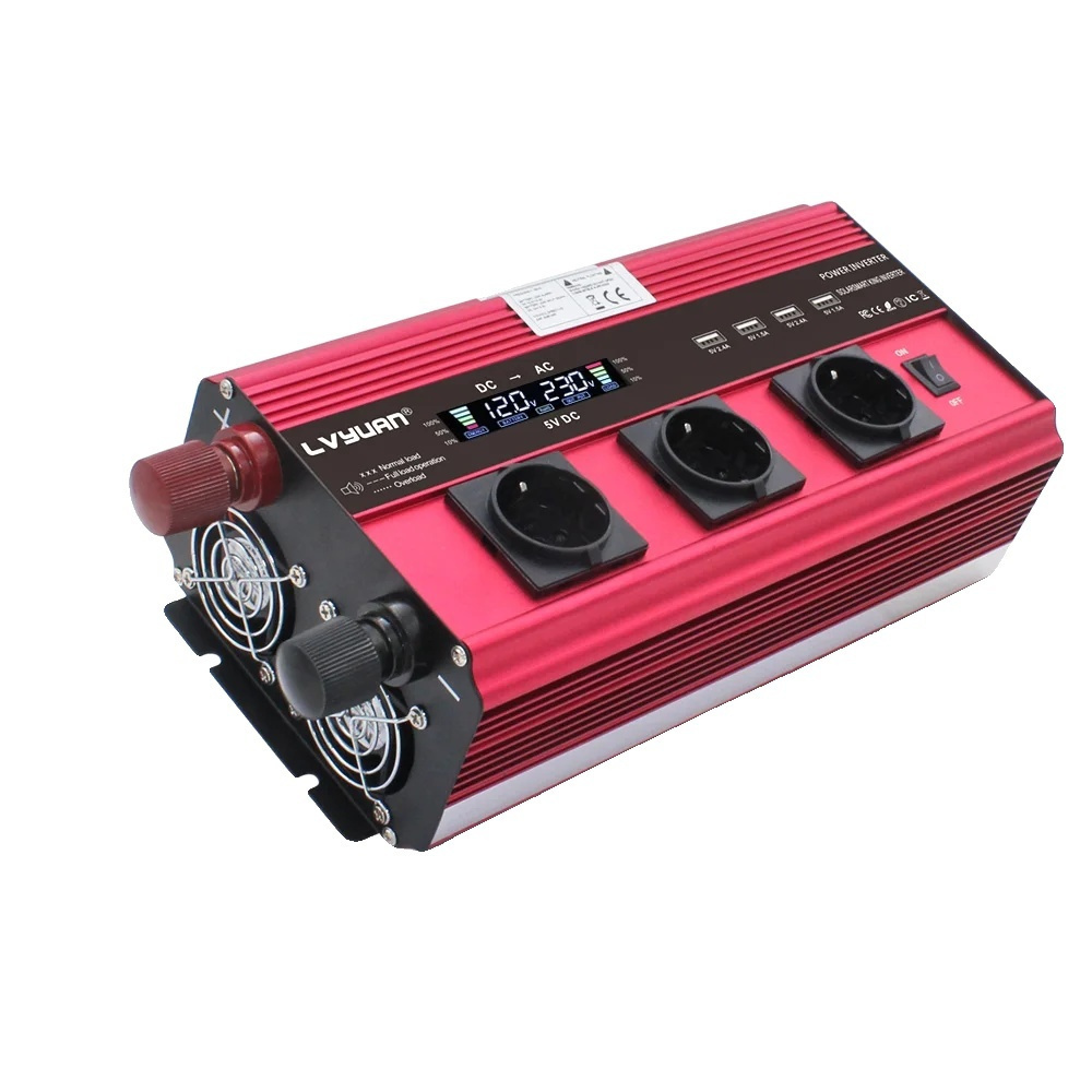 Car Inverter 6000w Peak Power Dual Voltage Input 12v 220v Eu | Skroutz.gr