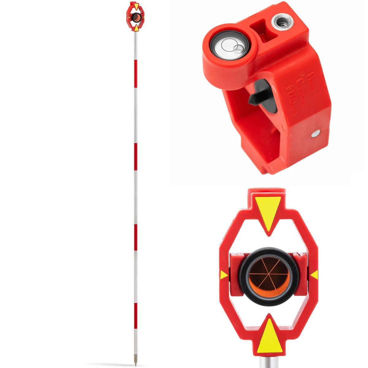 Mini Prism Mirror Geodetic Rangefinder Copper Rod Diameter 2.54 Cm 1.2 ...