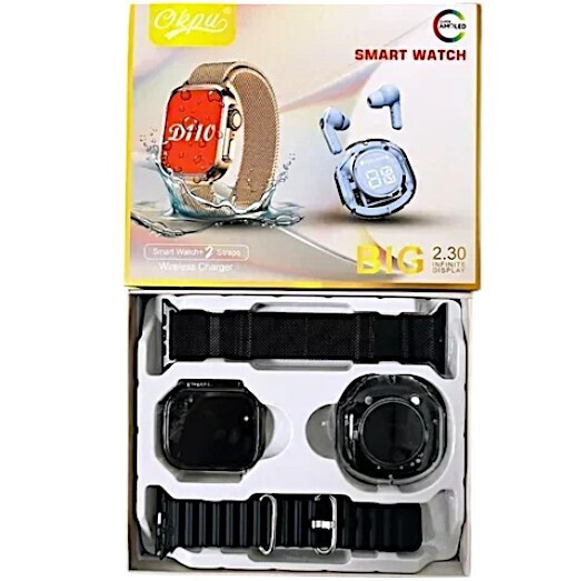 Okpu D110 Smartwatch (Μαύρο) | Skroutz.gr