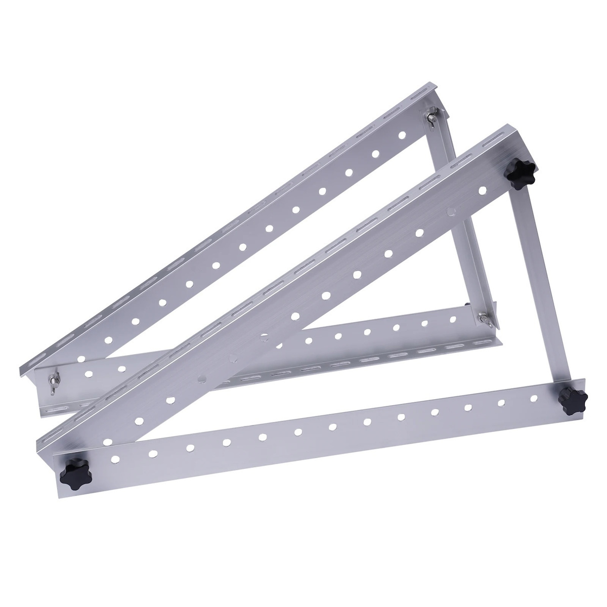 Solar Panel Mounting Rack Adjustable Angle 0-60° Supports 100w Power ...