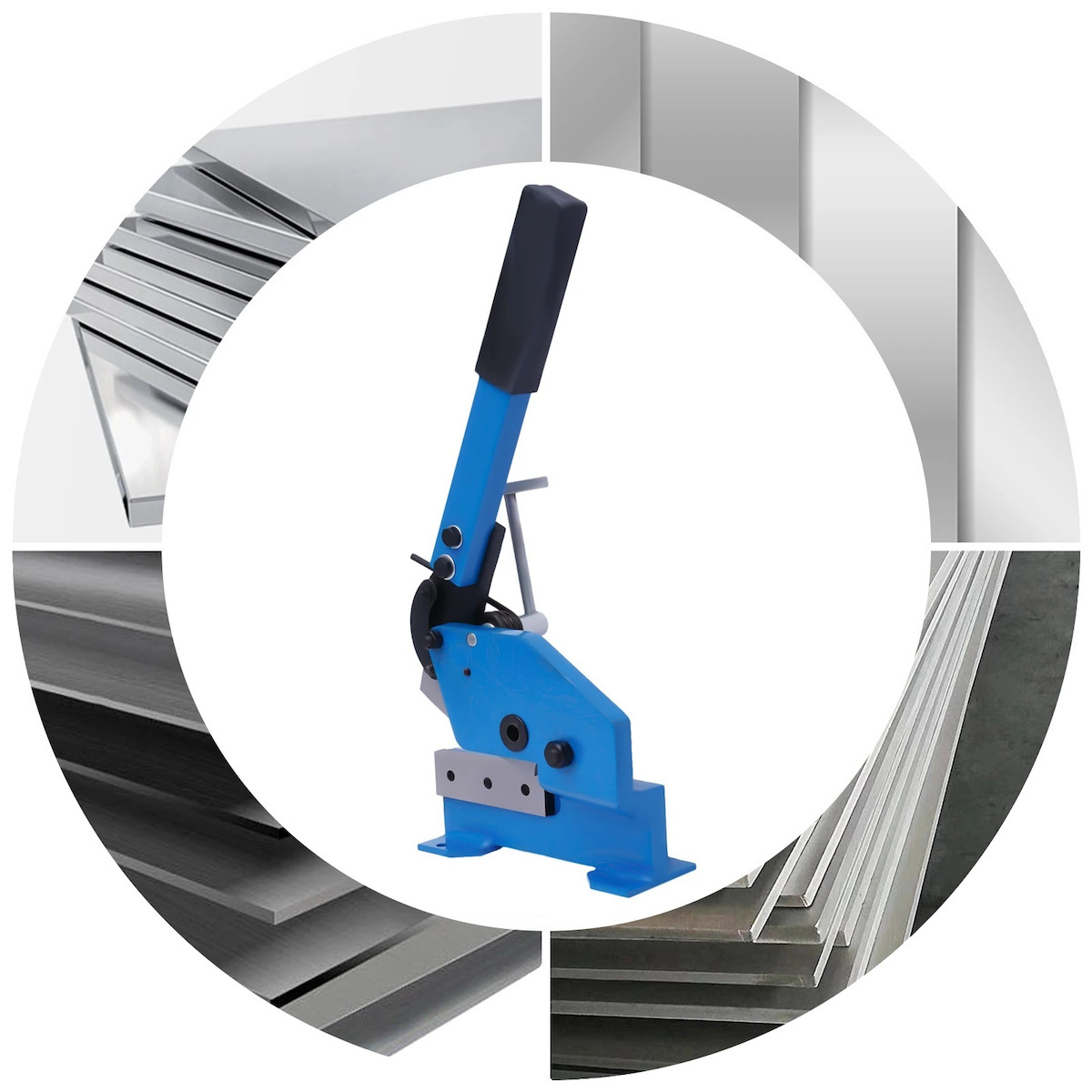 Metal Cutting Shear 1/4" Cutting Thickness Carbon Steel Blade Long ...