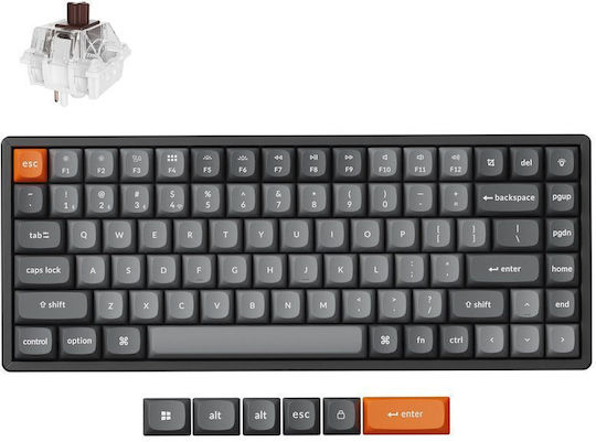 Keychron K2 Max K2M-J3 Ασύρματο Gaming Μηχανικό Πληκτρολόγιο 75% με ...