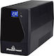 Powertech PT-850LCD UPS Line-Interactive 850VA 510W με 2 Schuko Πρίζες | Skroutz.gr