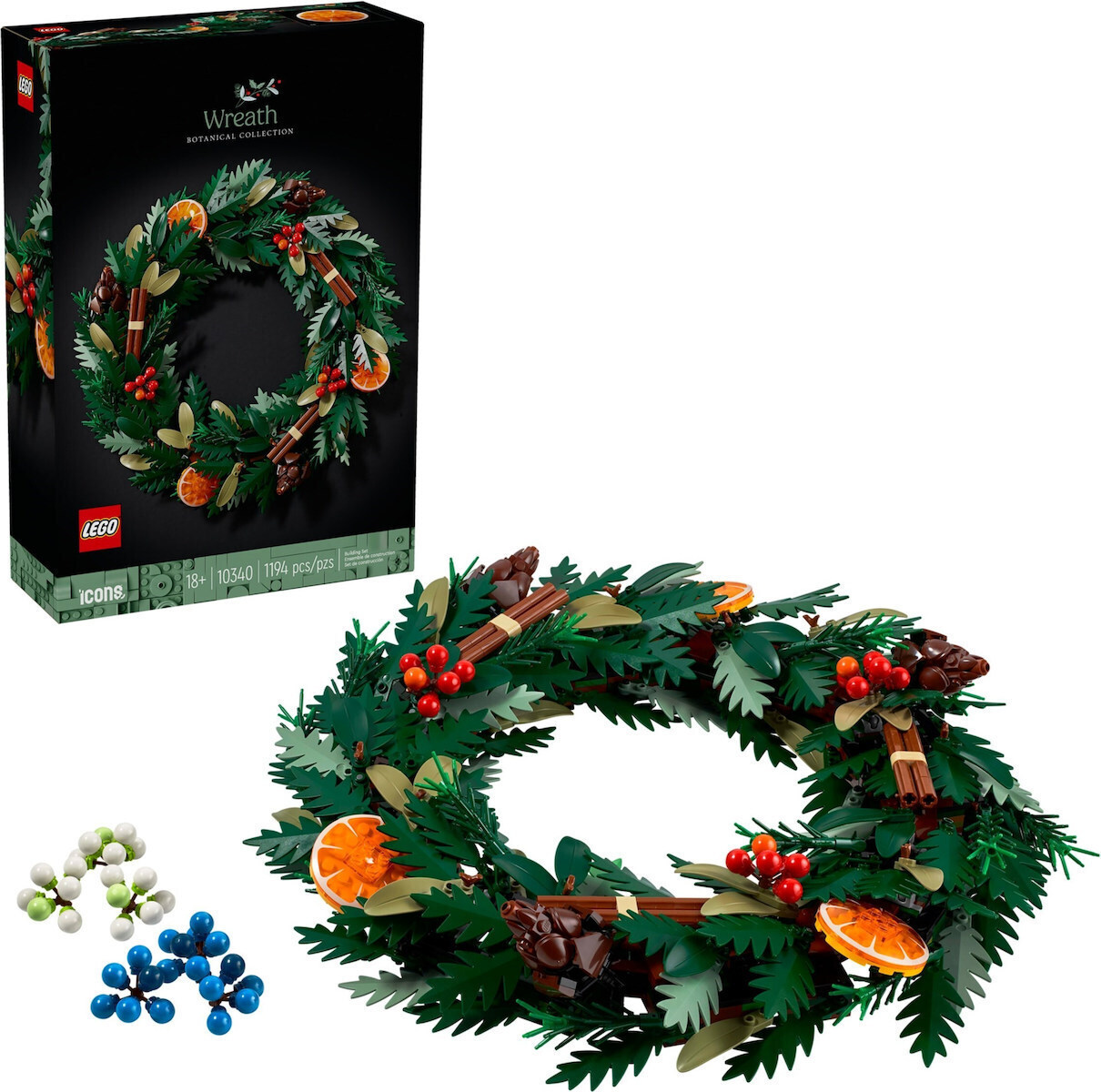 LEGO Botanical Collection Christmas Wreath Botanical Collection για 18 ...