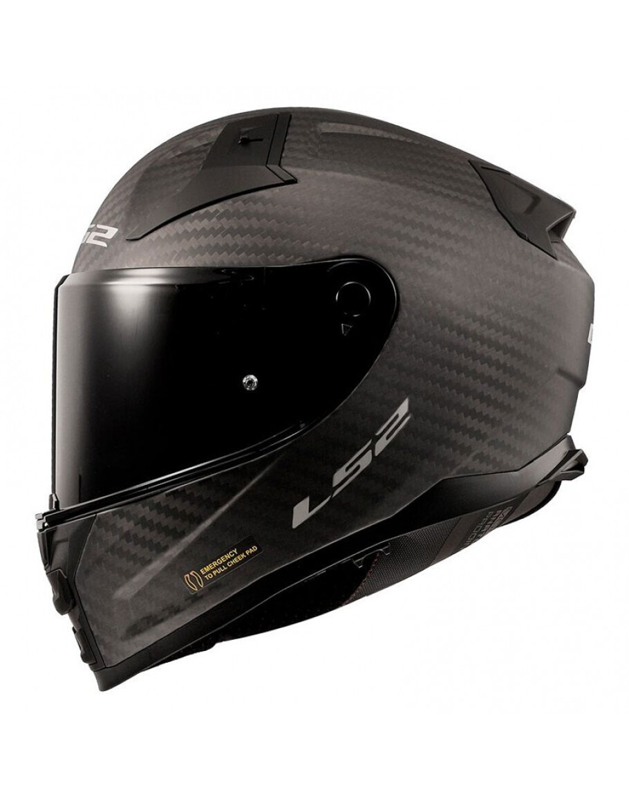 LS2 FF811 Vector II Carbon Solid Matt Κράνος Μηχανής Full Face ECE 22.06 1500gr με Pinlock και ...