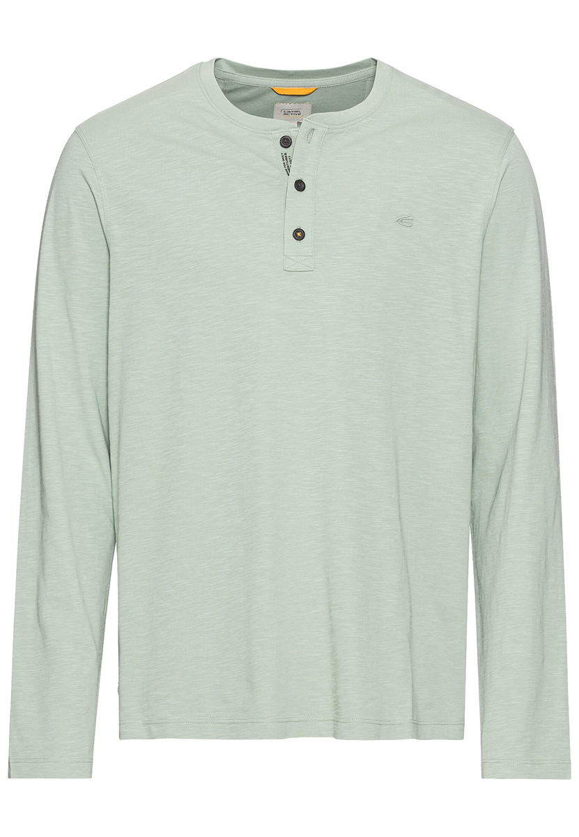 Camel Active Ανδρική Μπλούζα Μακρυμάνικη με Κουμπιά Πράσινη 409640-4T05 ...