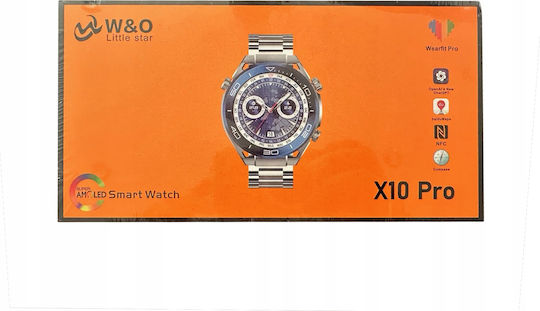 X10 Pro Metal Smartwatch με Παλμογράφο (Μαύρο) | Skroutz Κύπρος