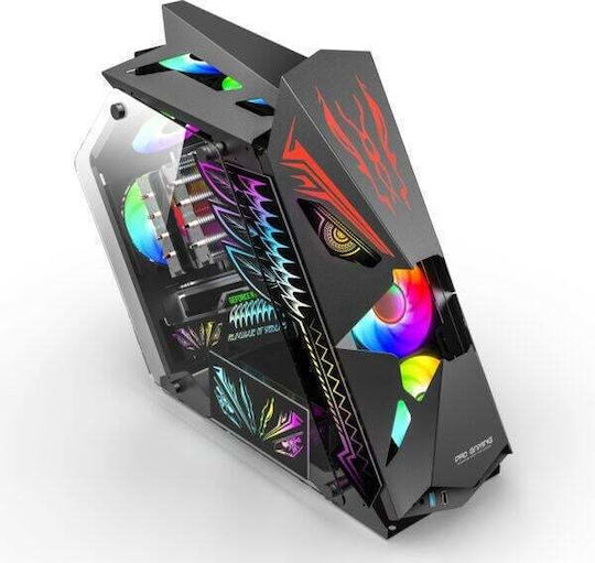 ProGaming Hercule Gaming Midi Tower Κουτί Υπολογιστή με ARGB Φωτισμό ...