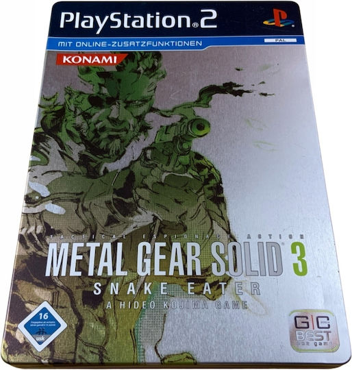 Metal Gear Solid 3: Snake Eater Steelbook Edition PS2 Game (Used ...