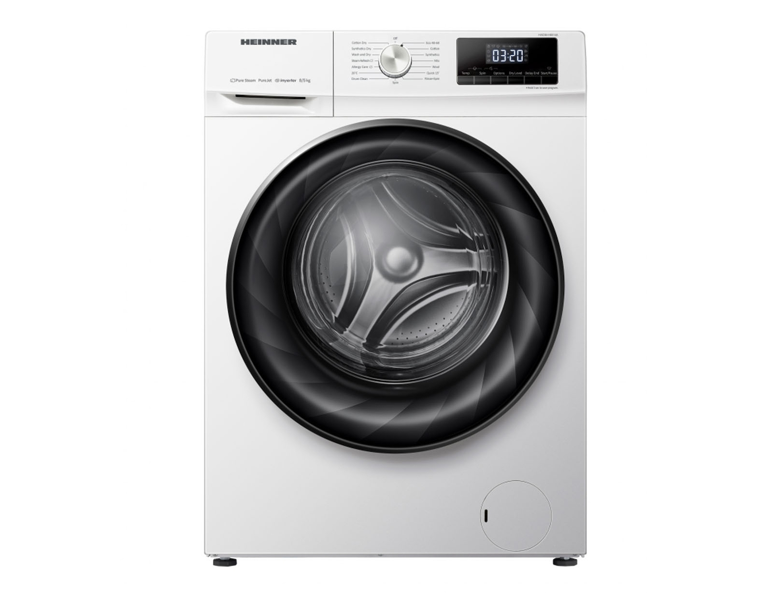 Heinner HWDM-H8514A Πλυντήριο-Στεγνωτήριο Ρούχων 8kg/5kg Ατμού 1400 Στροφές | Skroutz.gr